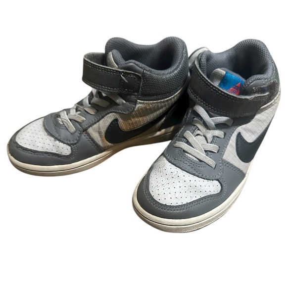 Nike | Shoes | Nike Court Borough Mid 2 Size 2c Gray In Color Play ...
